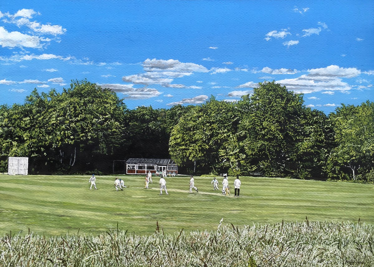 Limpsfield Chart Cricket Club – nigel wade art